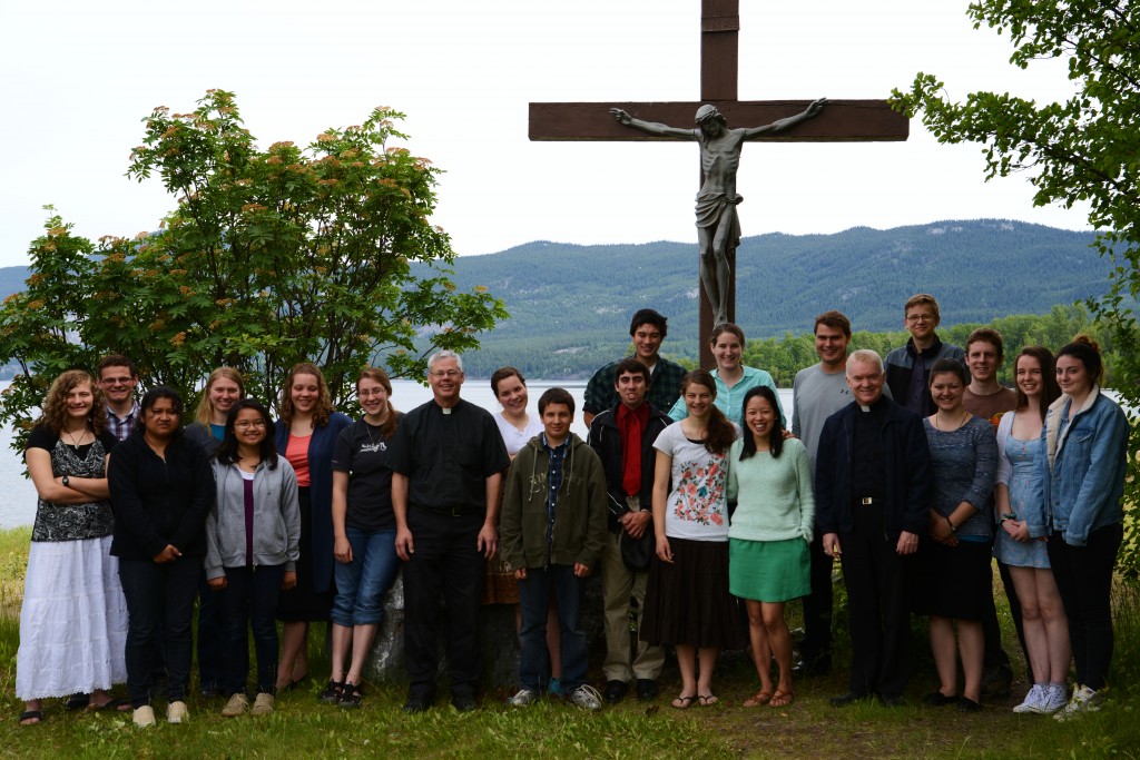 Youth at Vocation Retreat - The Roman Catholic Diocese Of Prince George