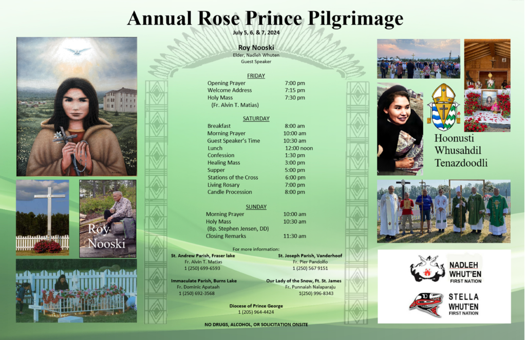 2024 Rose Prince Pilgrimage enlarged poster - The Roman Catholic ...